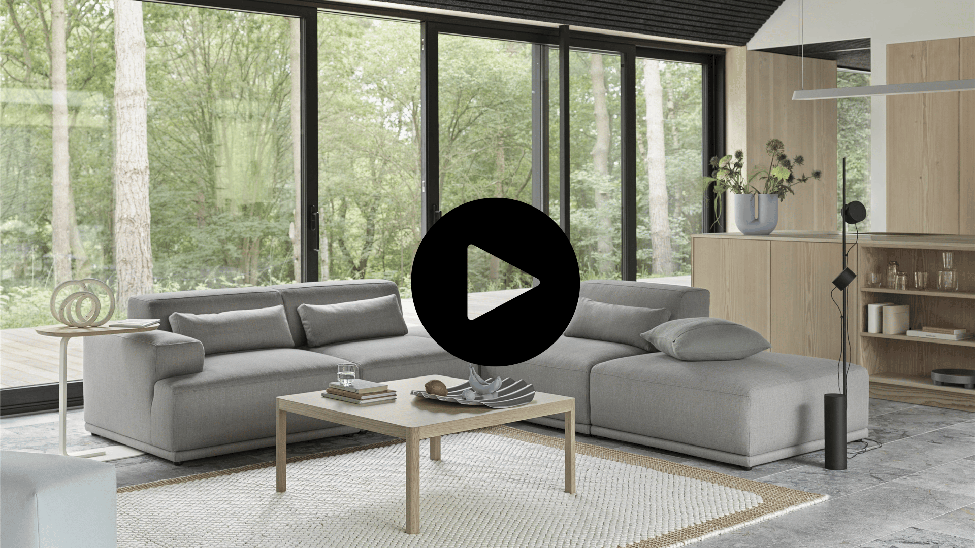 Connect Soft Modular Corner Sofa Configuration 1 by Muuto