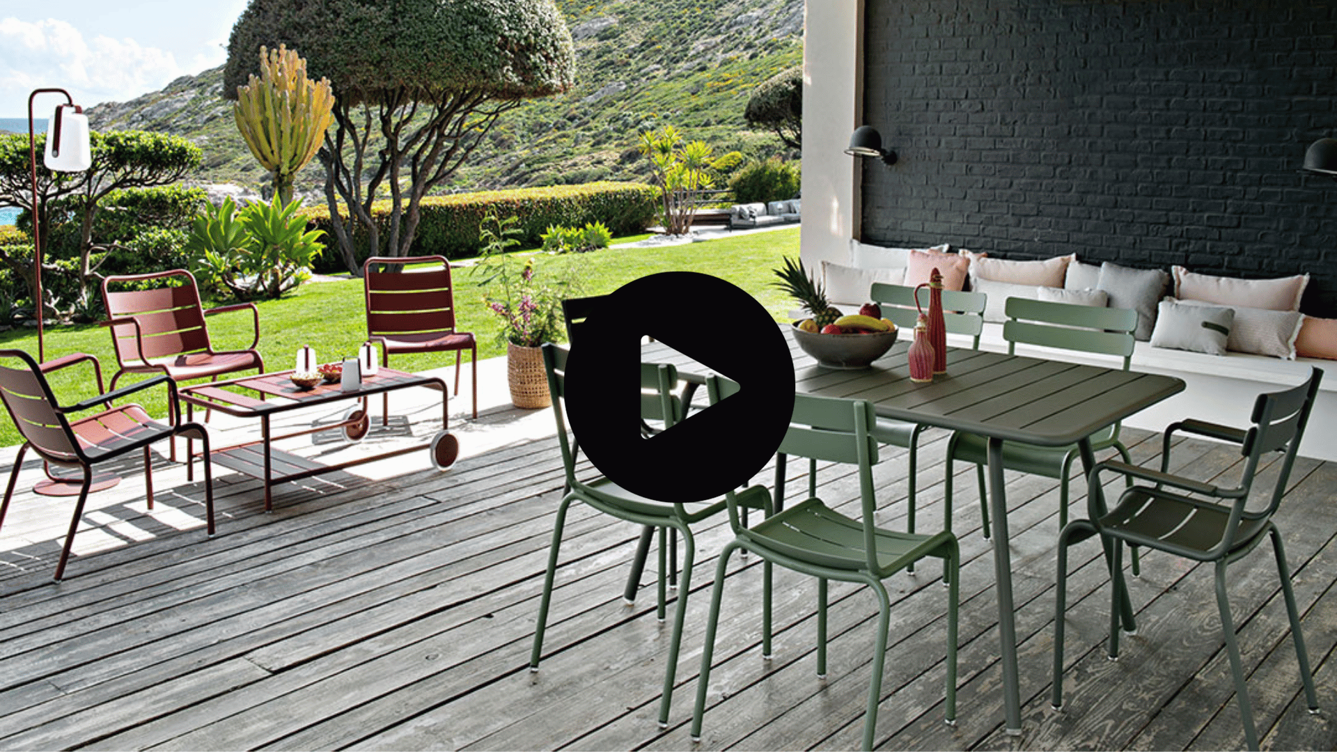 Fermob Luxembourg Outdoor Bar Trolley